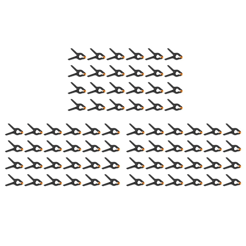 72X Spring Clamps, Plastic Glue Clamps for Universal Use in the Home ...