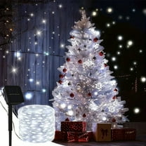 AMMAKER Solar String Lights,105FT 300LED Copper Wire Solar Fairy Lights ...