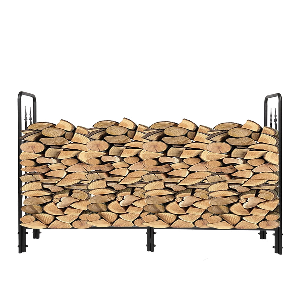 72in Firewood Holding Racks, Firewood Rack Stand, Metal Wood Racks for ...