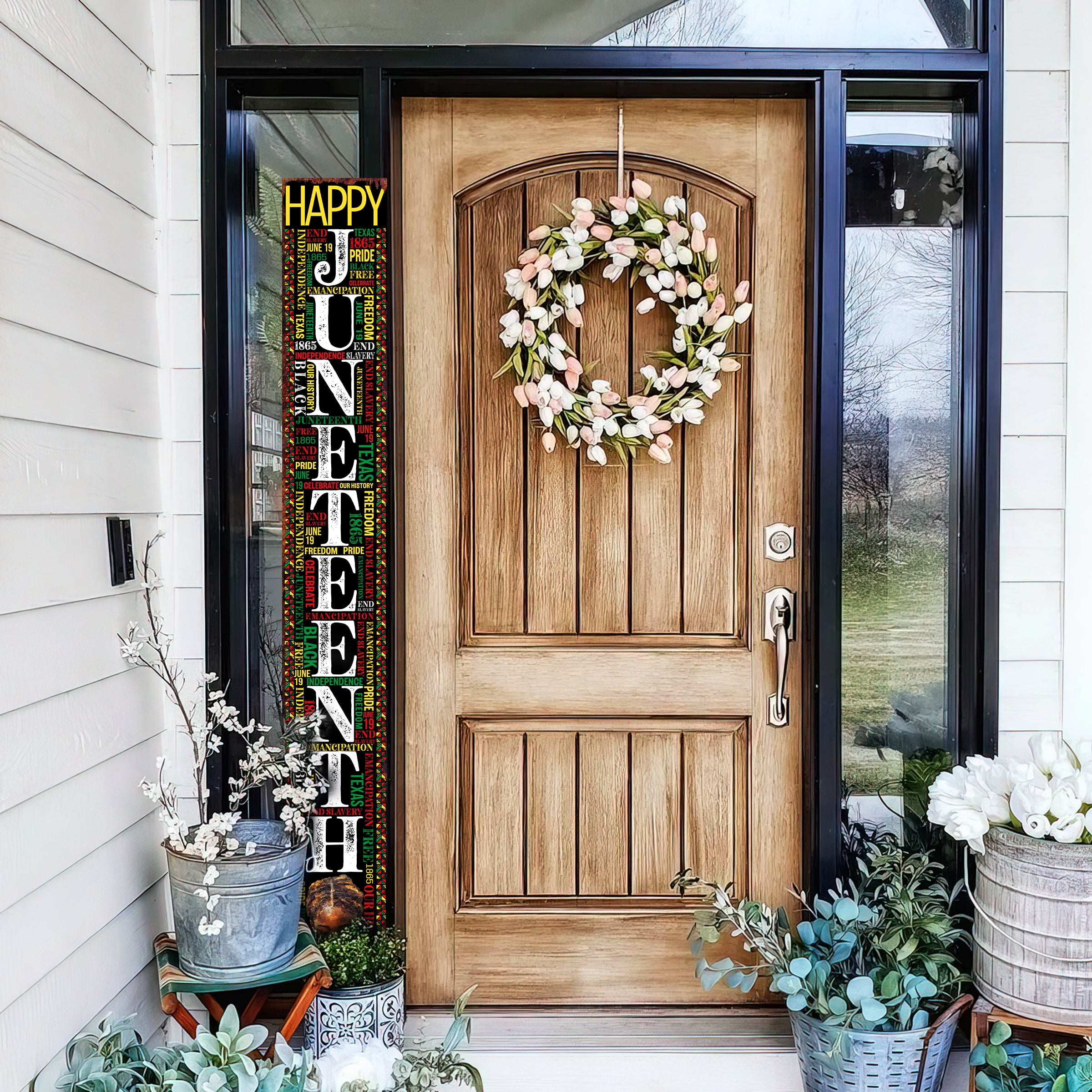 72in Juneteenth Porch Sign | Juneteenth Outdoor Decor | Perfect for ...