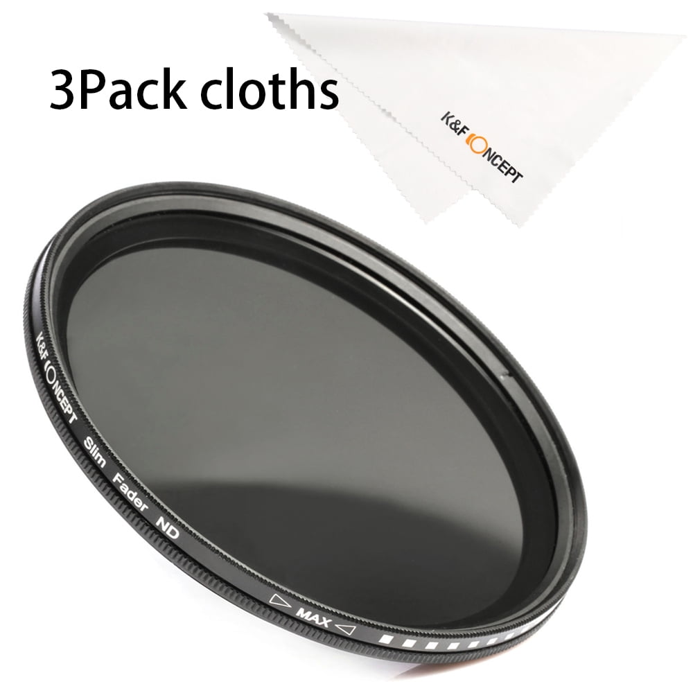 72mm K&F Concept Variable ND2-ND400 ND Lens Filter (1-9 Stops) for ...