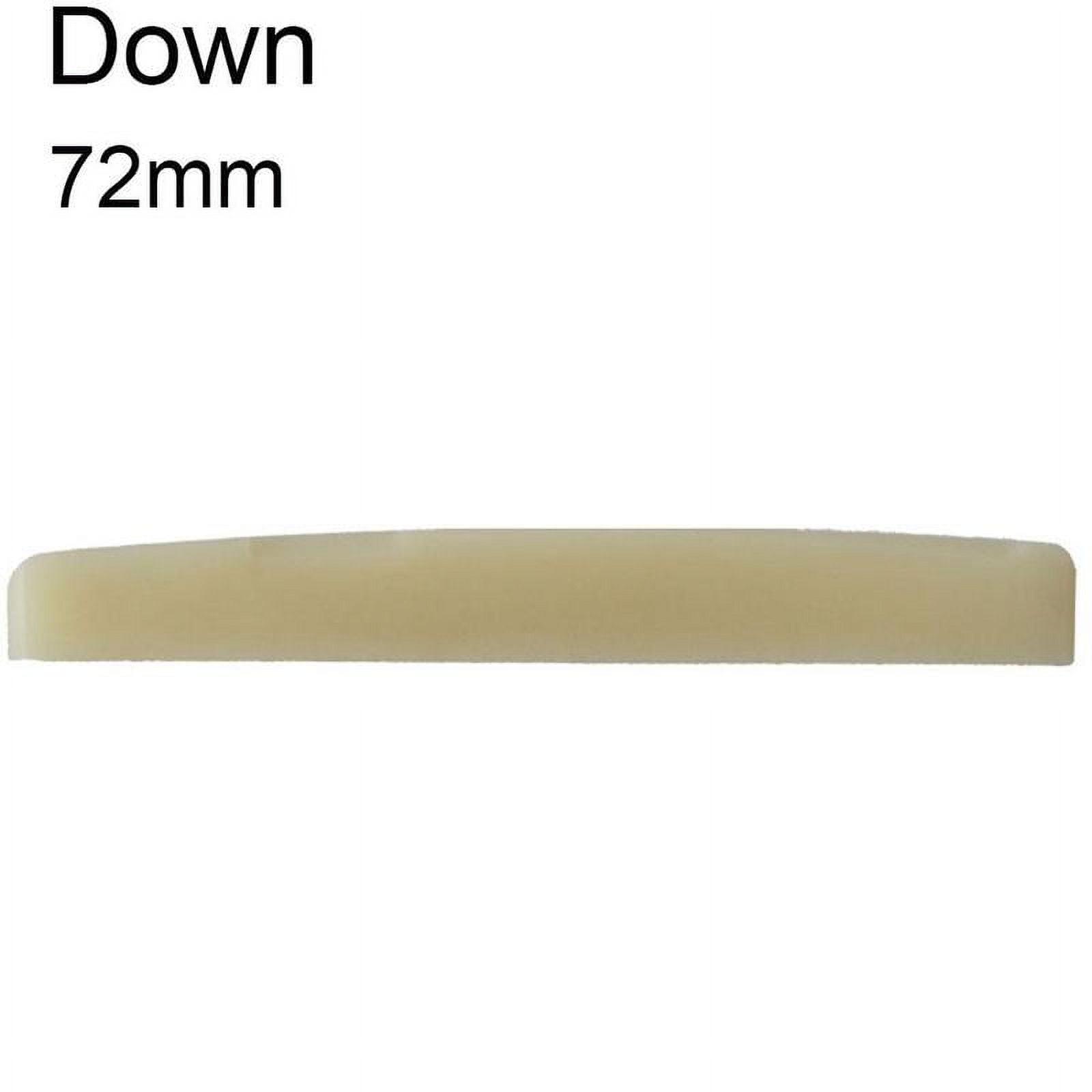 72mm Natural Ox Bone Nut For Folk Guitar Nut Ukulele - Walmart.com