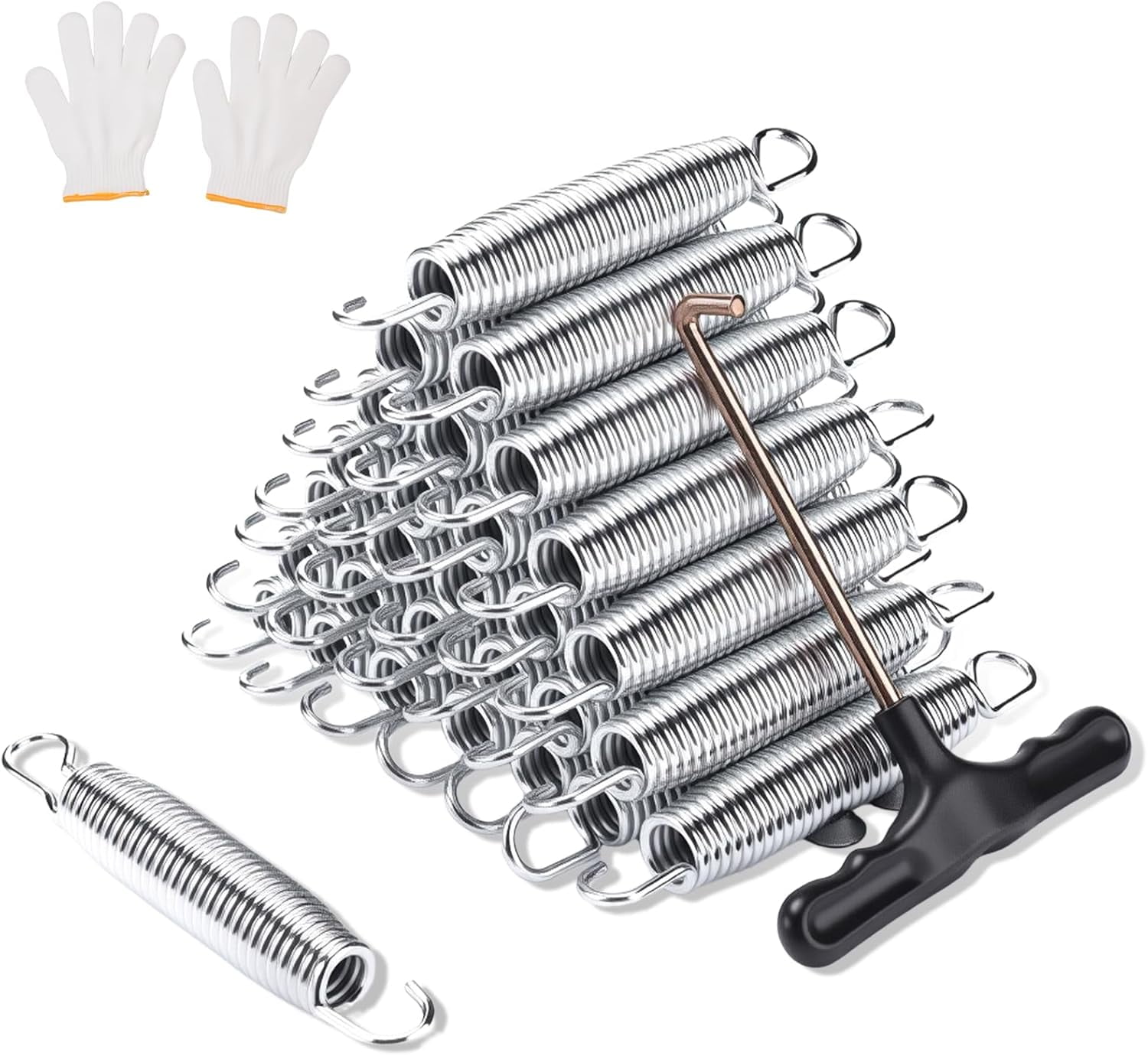 72pcs Heavy Duty Trampoline Springs Replacement Kit - 5.5 Inch ...