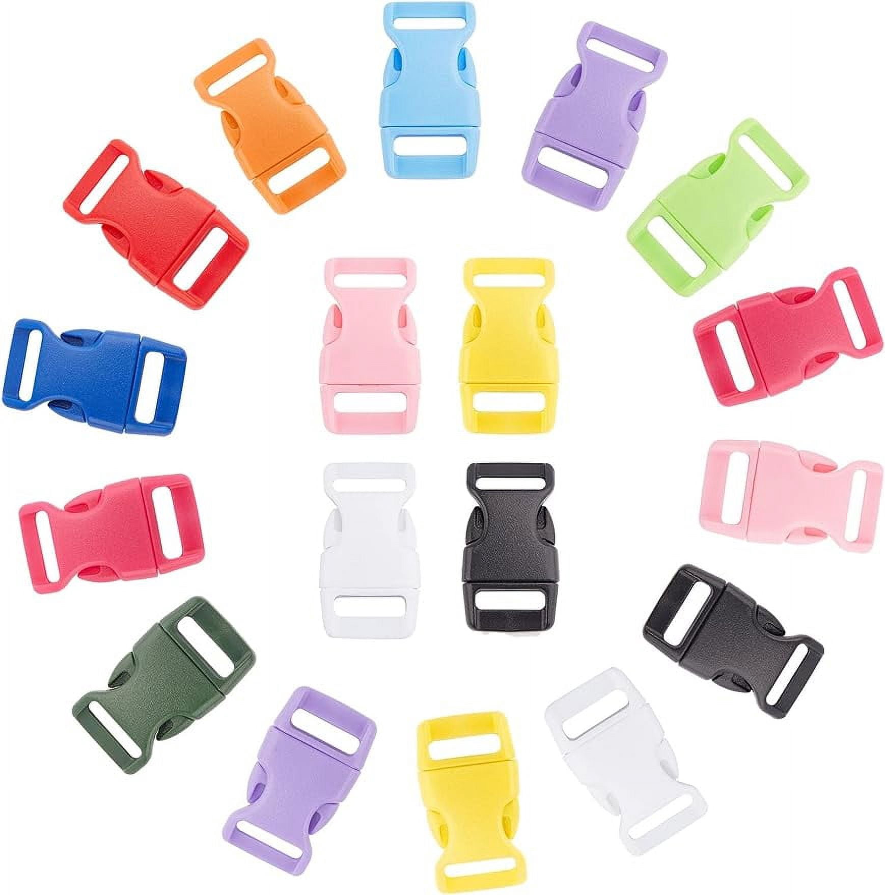 72pcs Plastic Buckles 0.6Inch Quick Side Release Buckles Replacement ...