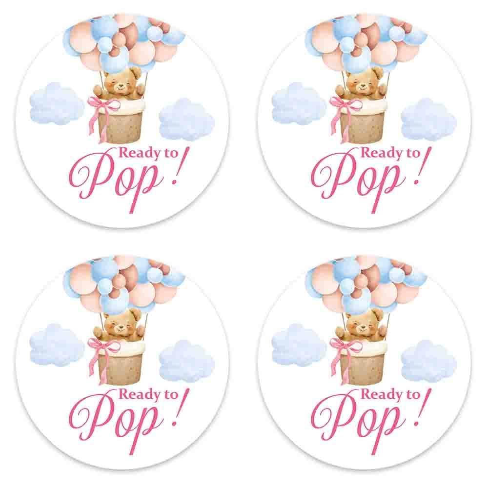 72pcs Ready to pop Stickers for Baby Shower Favors,Thank You for ...