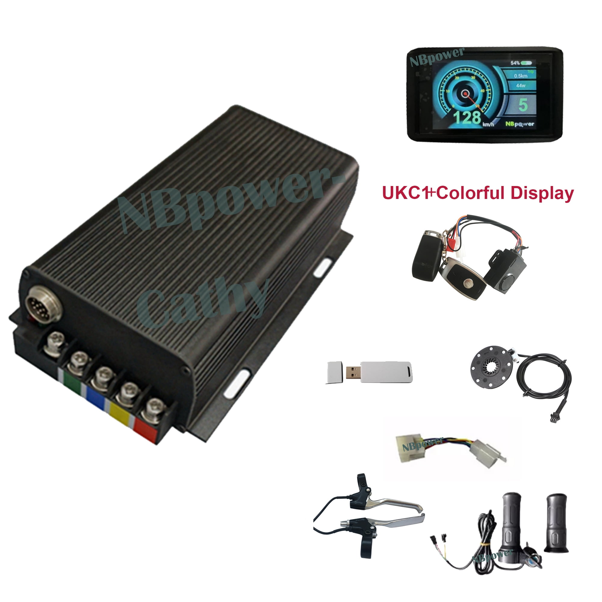 72v-96v 200A 12000w Electric Bike Controller Sine Wave System MQCON ...