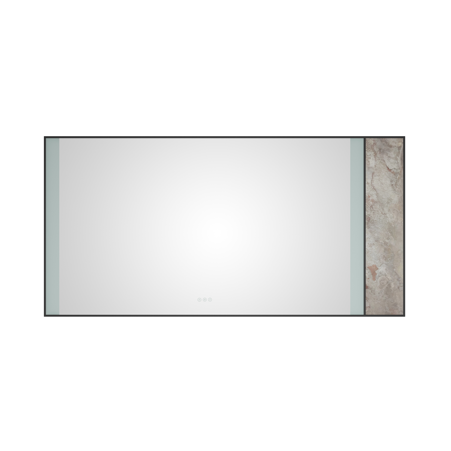 72x 36Inch LED Mirror Bathroom Vanity Mirror with Back Light Wall Mount ...