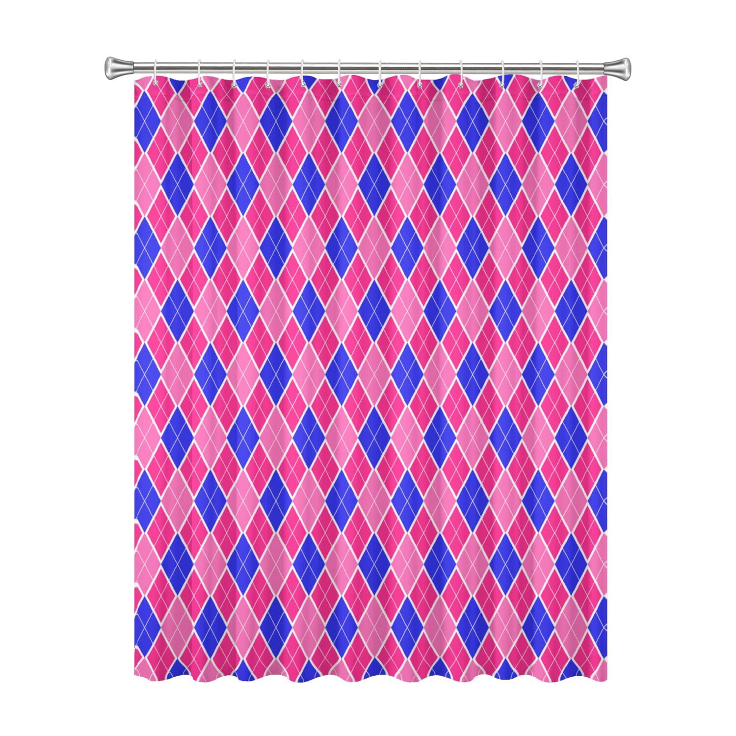72x72 Inch Fabric Shower Curtain Waterproof Polyester, Elegant ...