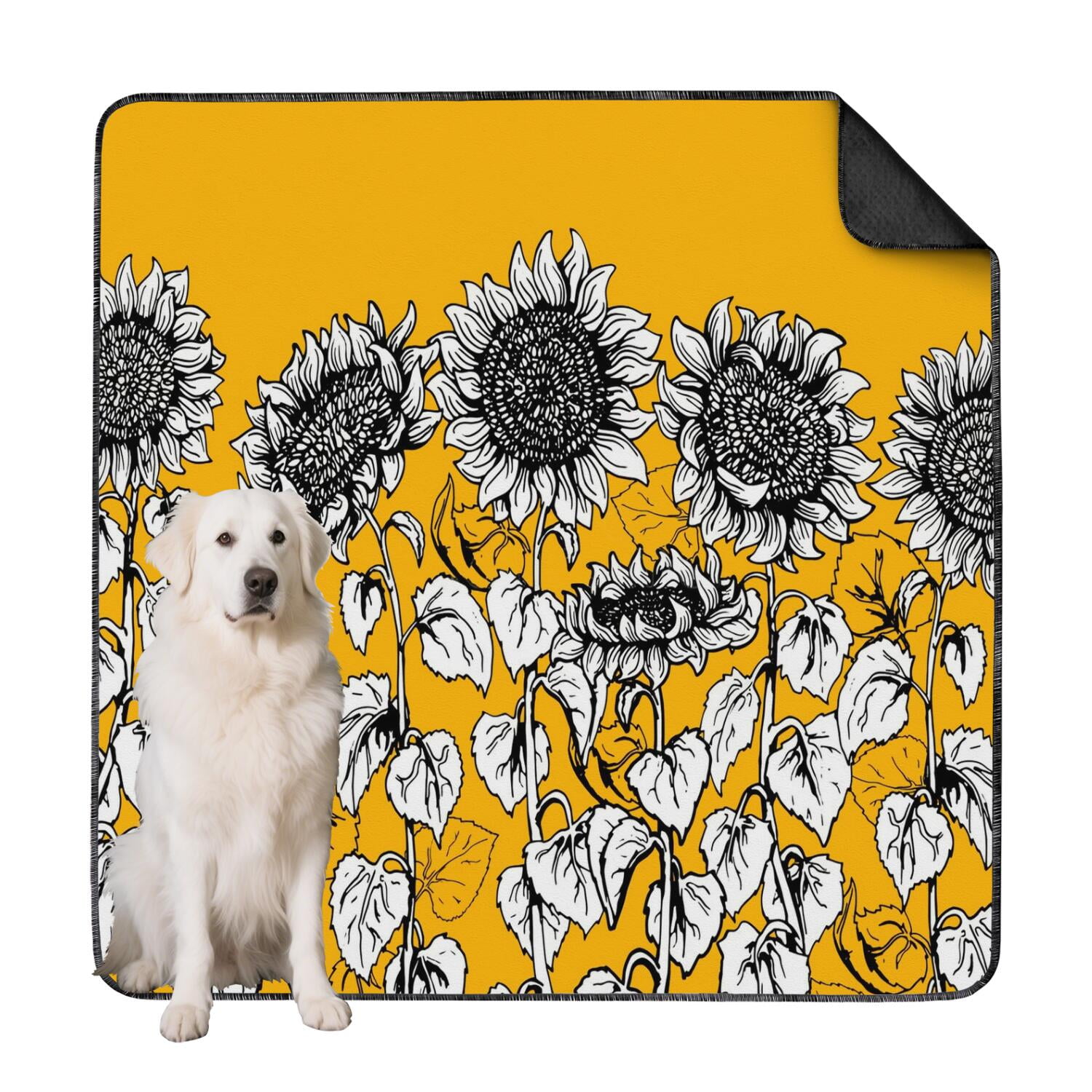 72x72 Inch Pet Housebreaking Pads Washable, Extra Large Reusable Dog ...