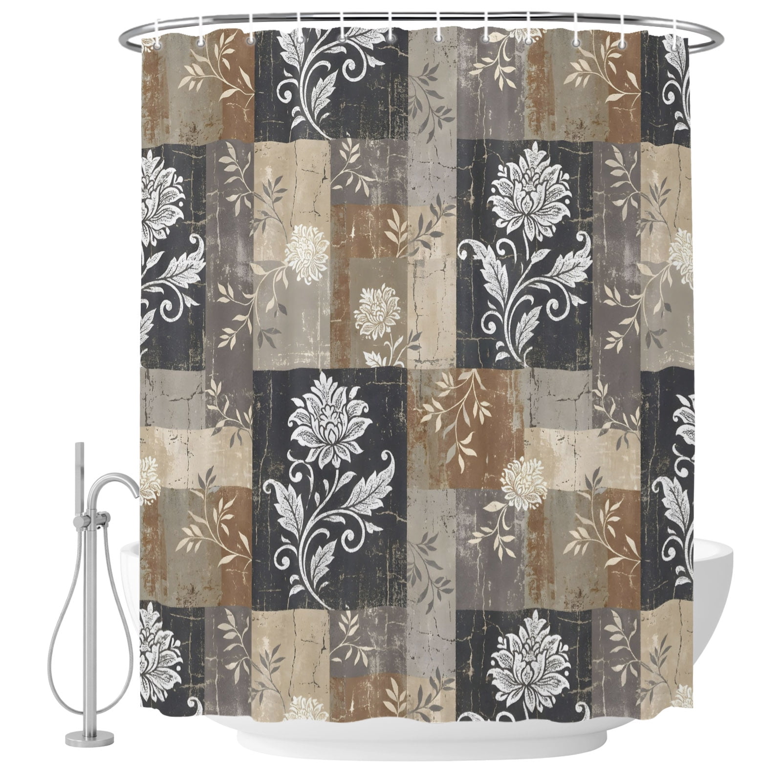 72x78 Inch Shower Curtain Bohemia Bathroom Decor, Waterproof Fabric ...