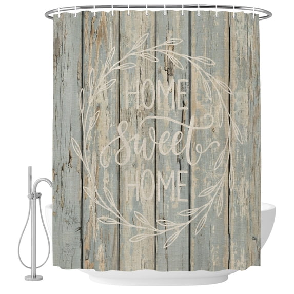 72x78 Inch Shower Curtain Farmhouse Bathroom Decor, Waterproof Fabric ...