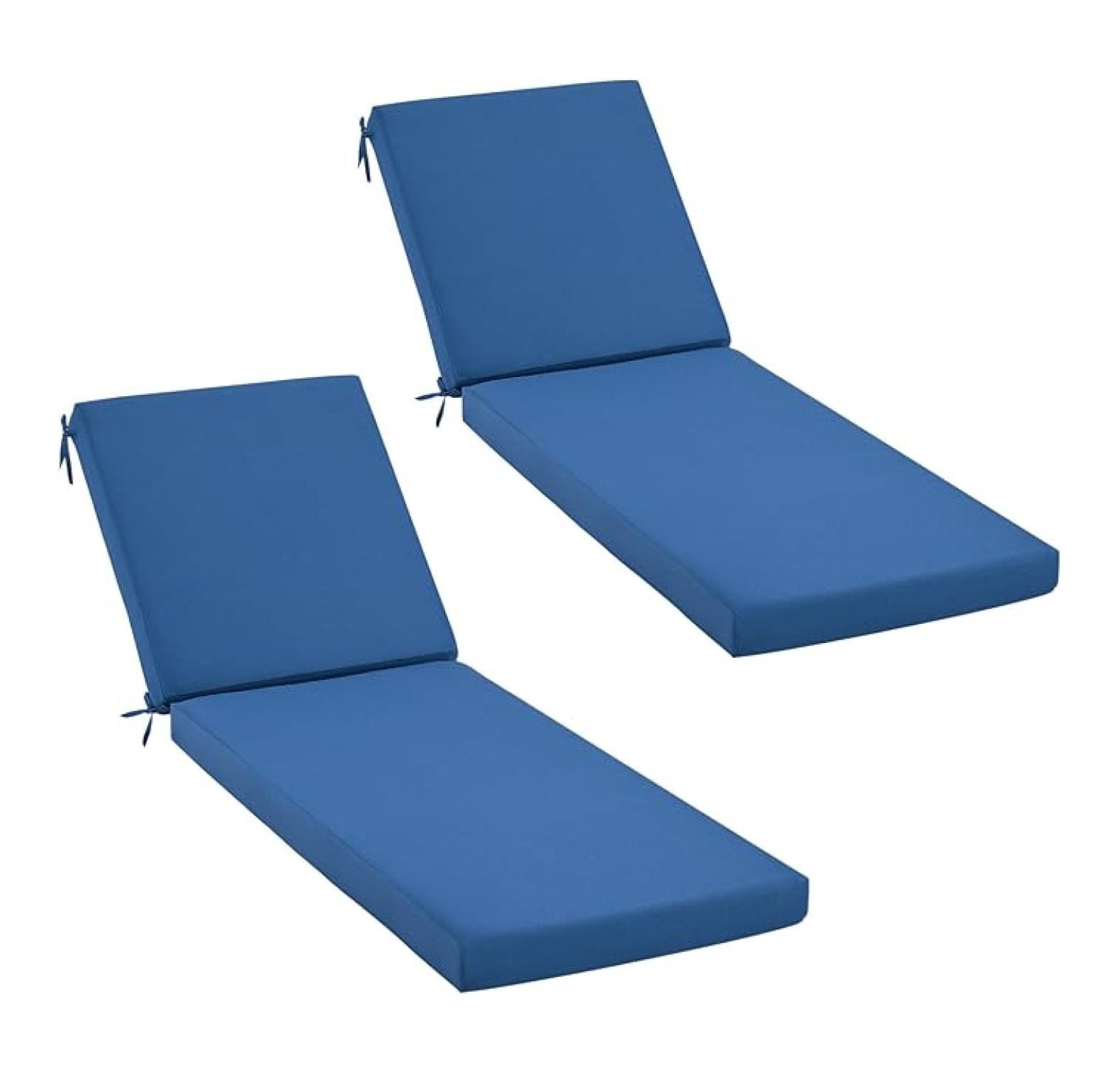 73.2x22.8x3.94 inches Lounge Chair Cushion Set of 2,Outdoor Chaise ...