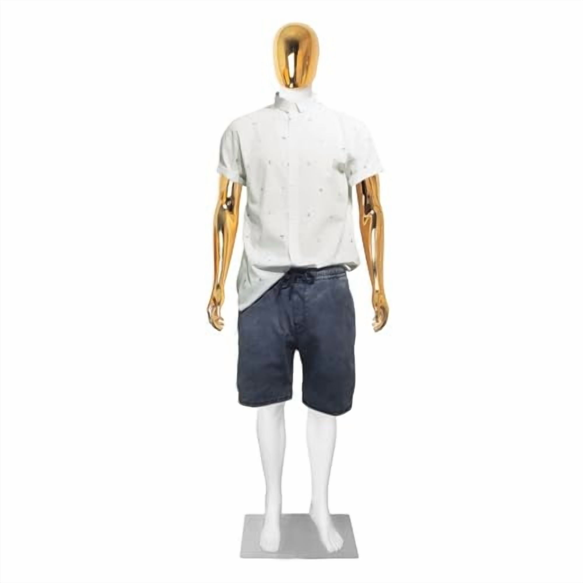 73 Inch Male Mannequin Full Body Dress Form Realistic Adjustable ...