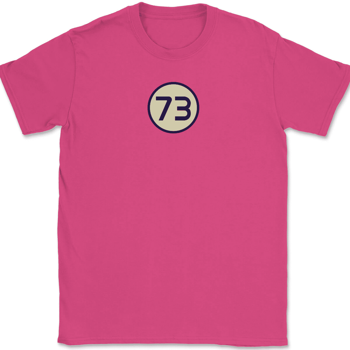 73 T-Shirt Tee Sheldon Nerd Big Geek TV Show Bang GIft - Pink, 5XL ...