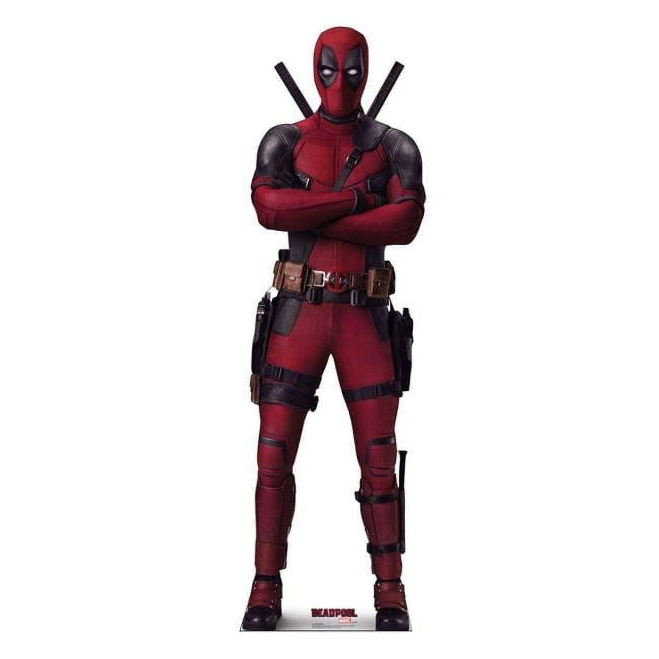 73 x 23 in. Deadpool Life-Size Cardboard Cutout - Walmart.com