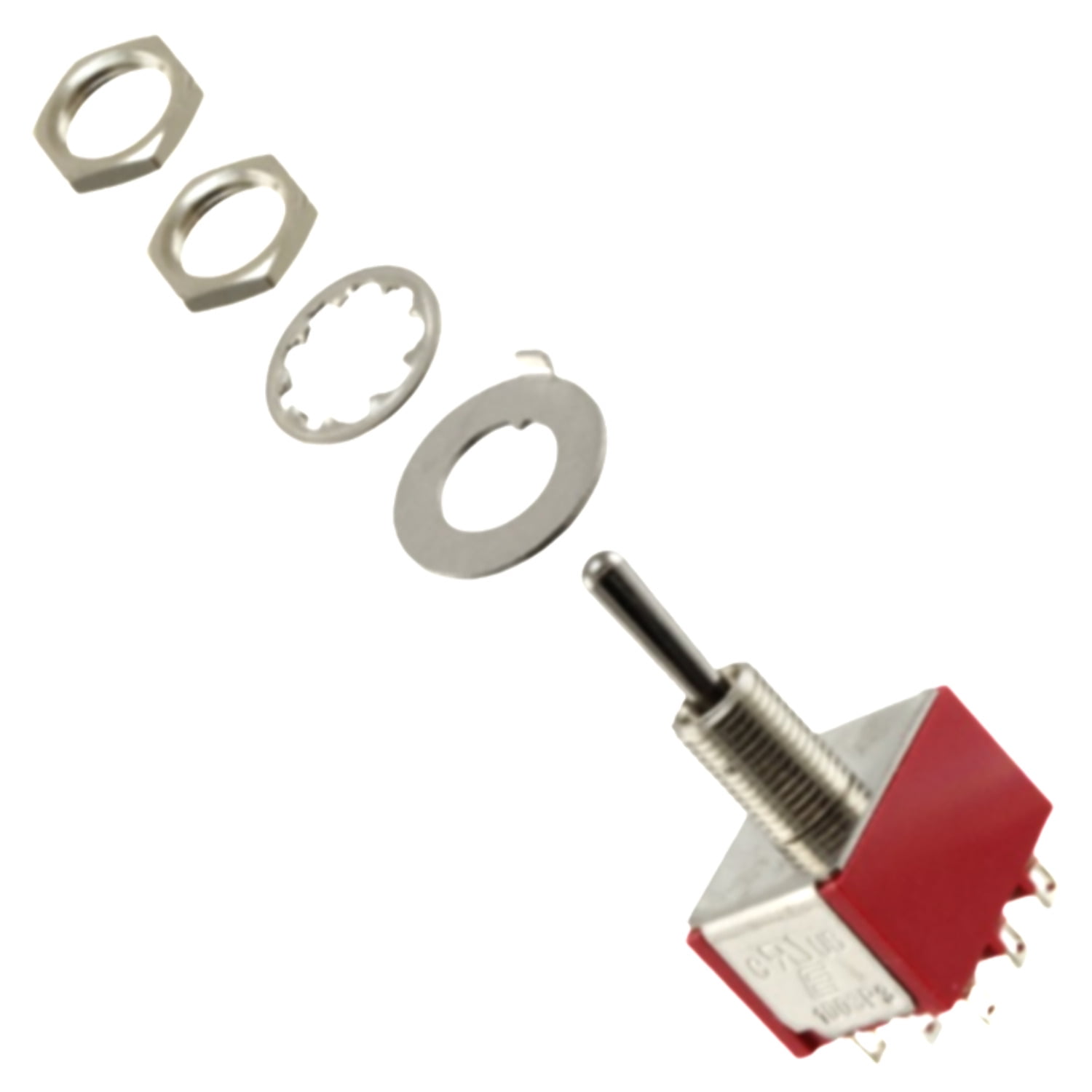 7301SYZDE Toggle Switches Toggle, 3PDT 20V 0.4VA Panel Mount, RoHS ...