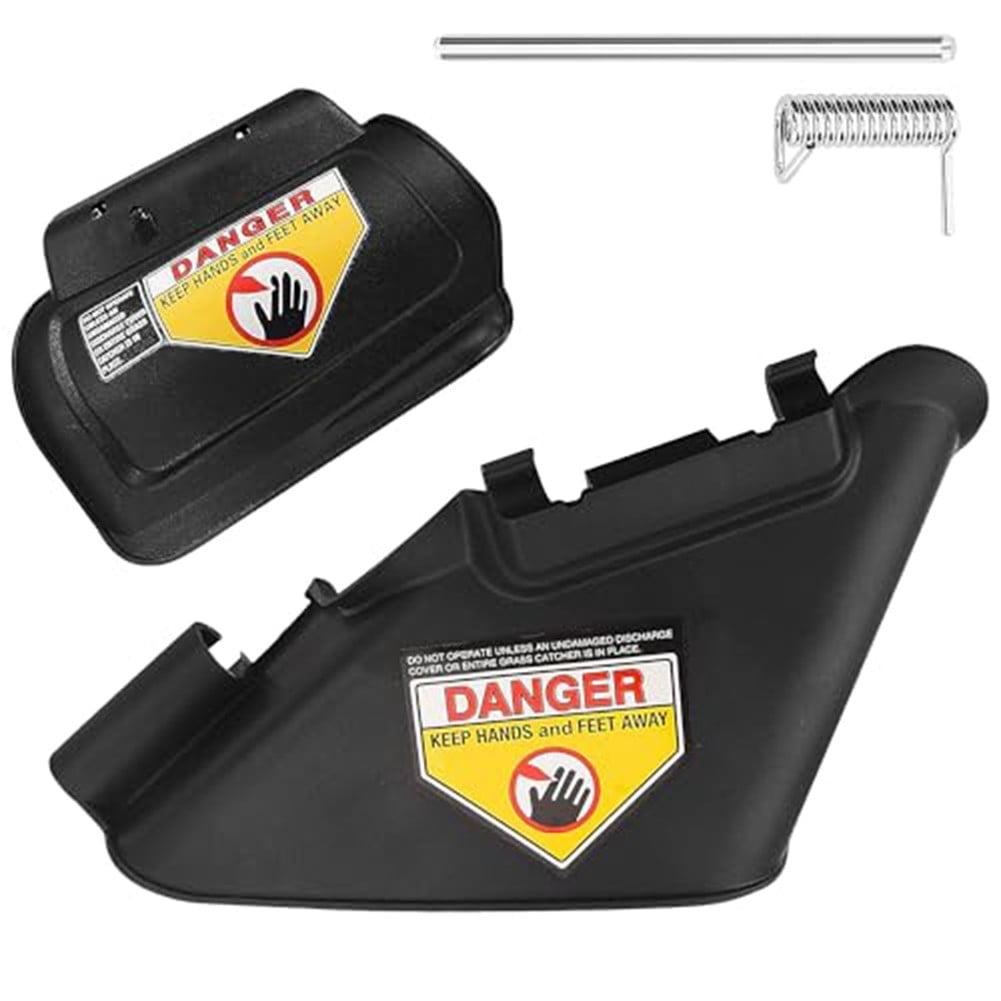 731-07131 & 987-02516A Lawn Mower Side Discharge Chute Hinged Mulch ...