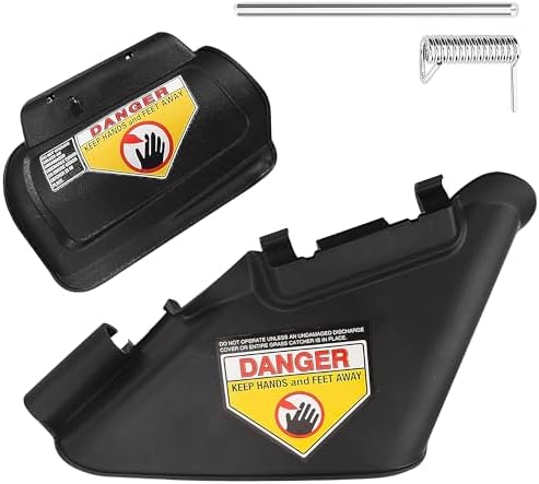 731-07131 & 987-02516A Lawn Mower Side Discharge Chute & Hinged Mulch ...