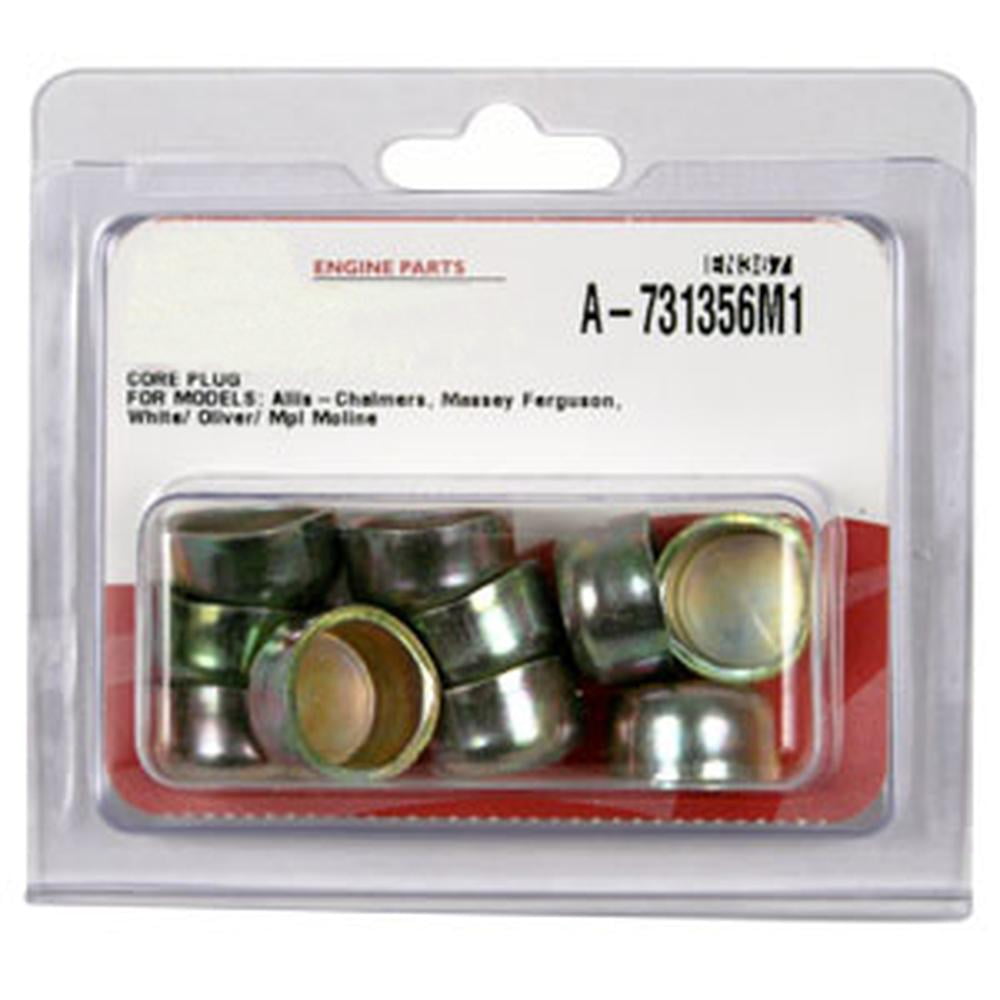 731356V1 Cylinder Block Freeze Plugs (Pack of 10) Fits Agco - Walmart.com