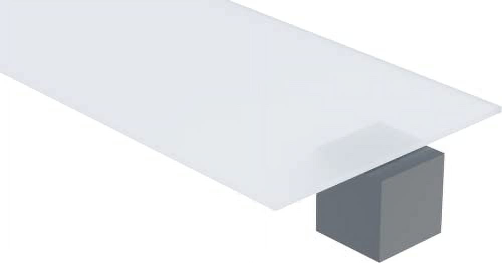 7328 White, Translucent, Acrylic Sheet, 19MM (3/4") Thick, 24" W x 24 ...