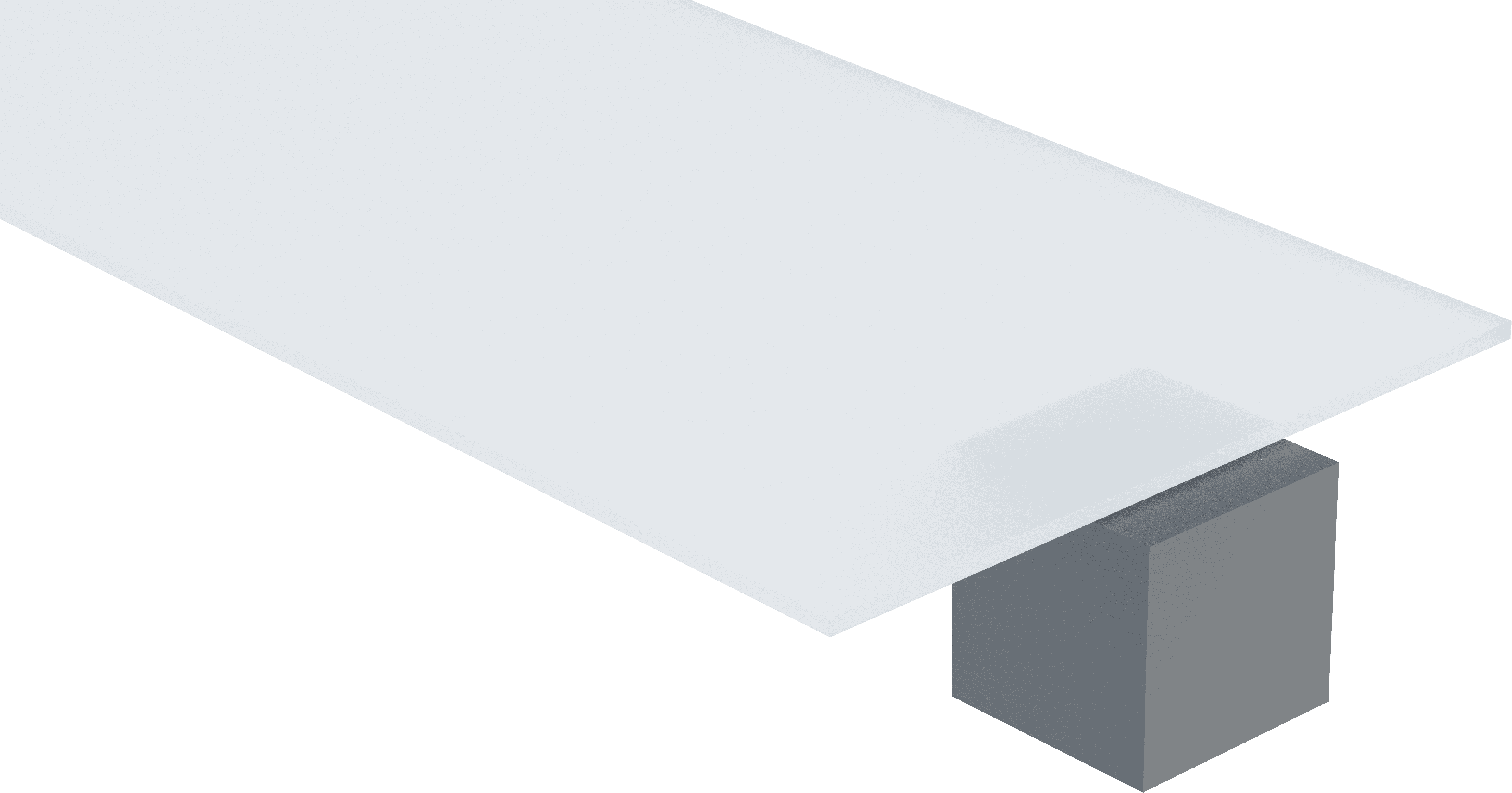 Plastic-Craft Translucent Acrylic Sheet, 7328 White, 4.5MM Thick, 12" W ...