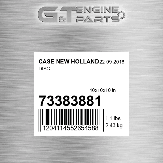 73383881 DISC fits CASE NEW HOLLAND (New OEM) - Walmart.com