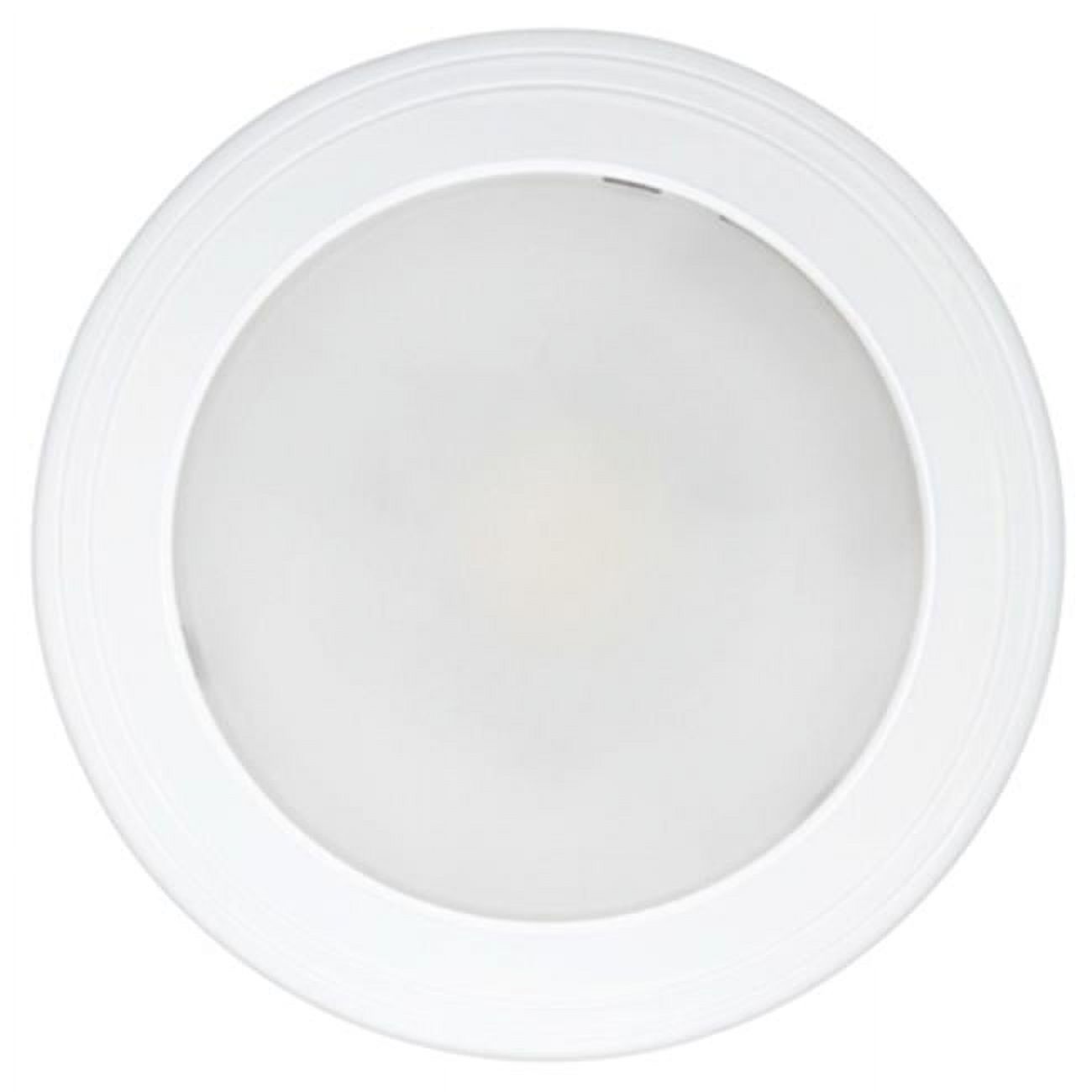 73994 7.5 in. Mini Flush Mount LED Ceiling Light Fixture, White ...