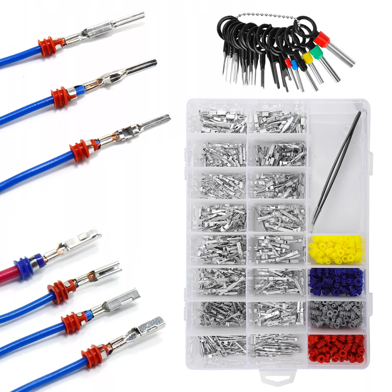 739Pcs Automotive Electrical Connector Pins Kit Terminal Removal Tool ...