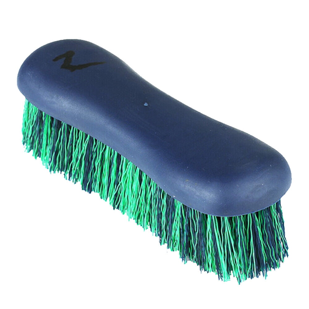 73HZ Horze Western Horse Soft Grip Dandy Brush Short Bristle Dark Blue ...