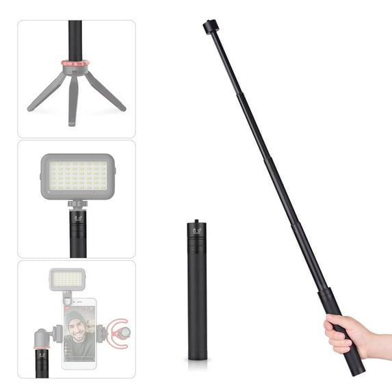 73cm Extension Rod Portable Selfie Stick Long Pole Invisible for GoPro ...