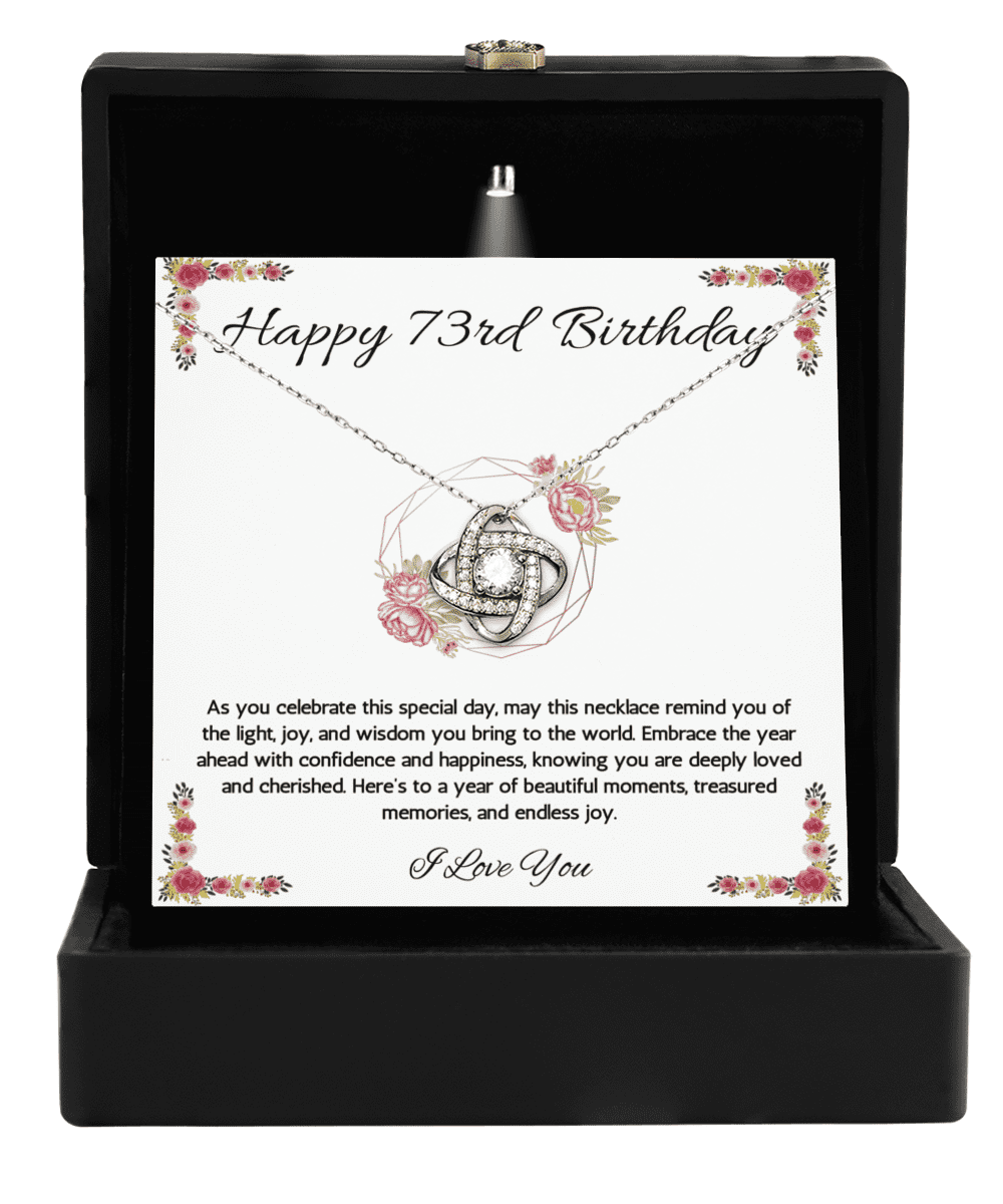 73rd Birthday Gift Necklace, 73rd Birthday Jewelry, Turning 73 ...