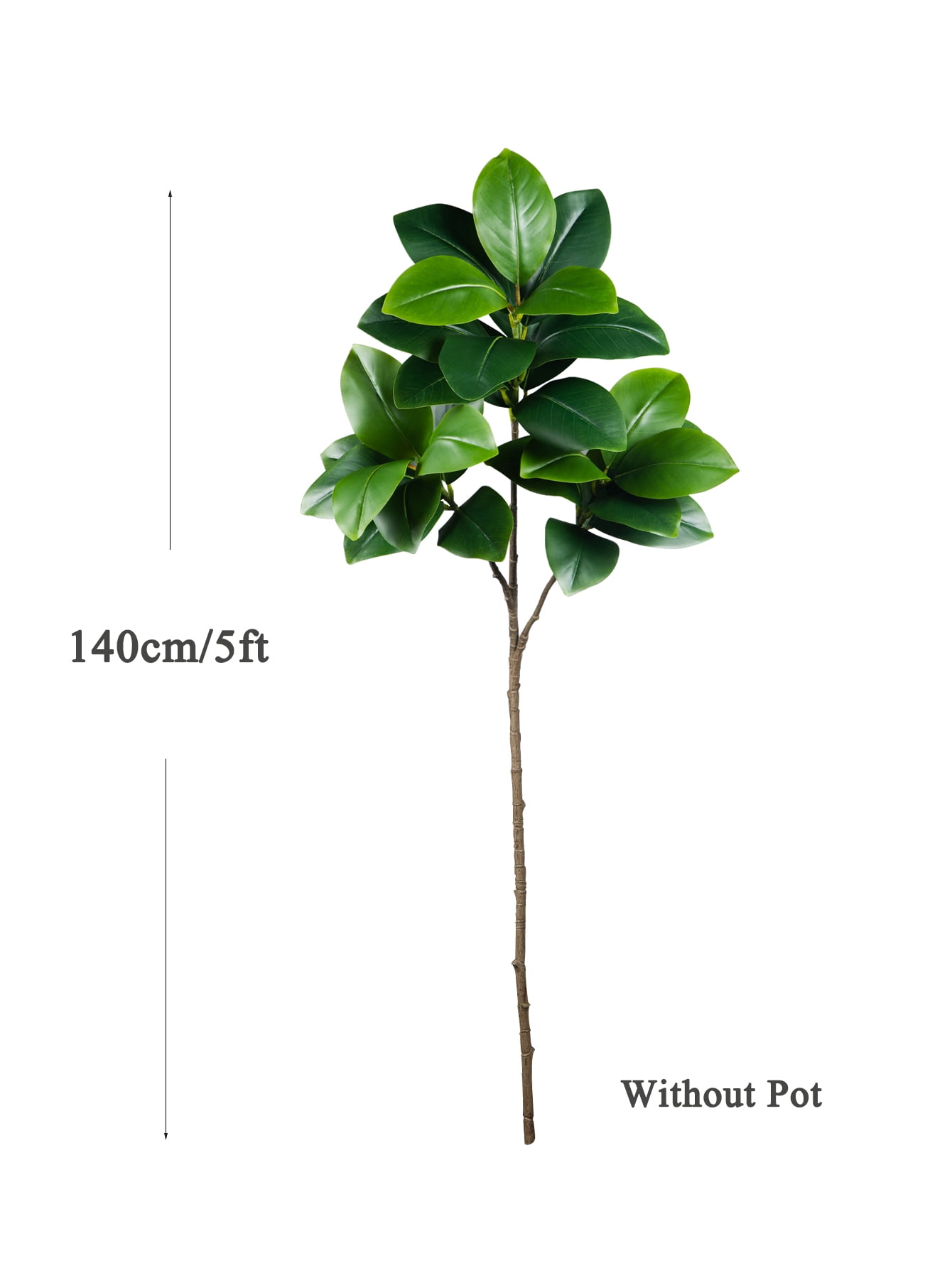 74-140cm Large Artificial Ficus Tree Tropical Fig Tree Plants Real ...