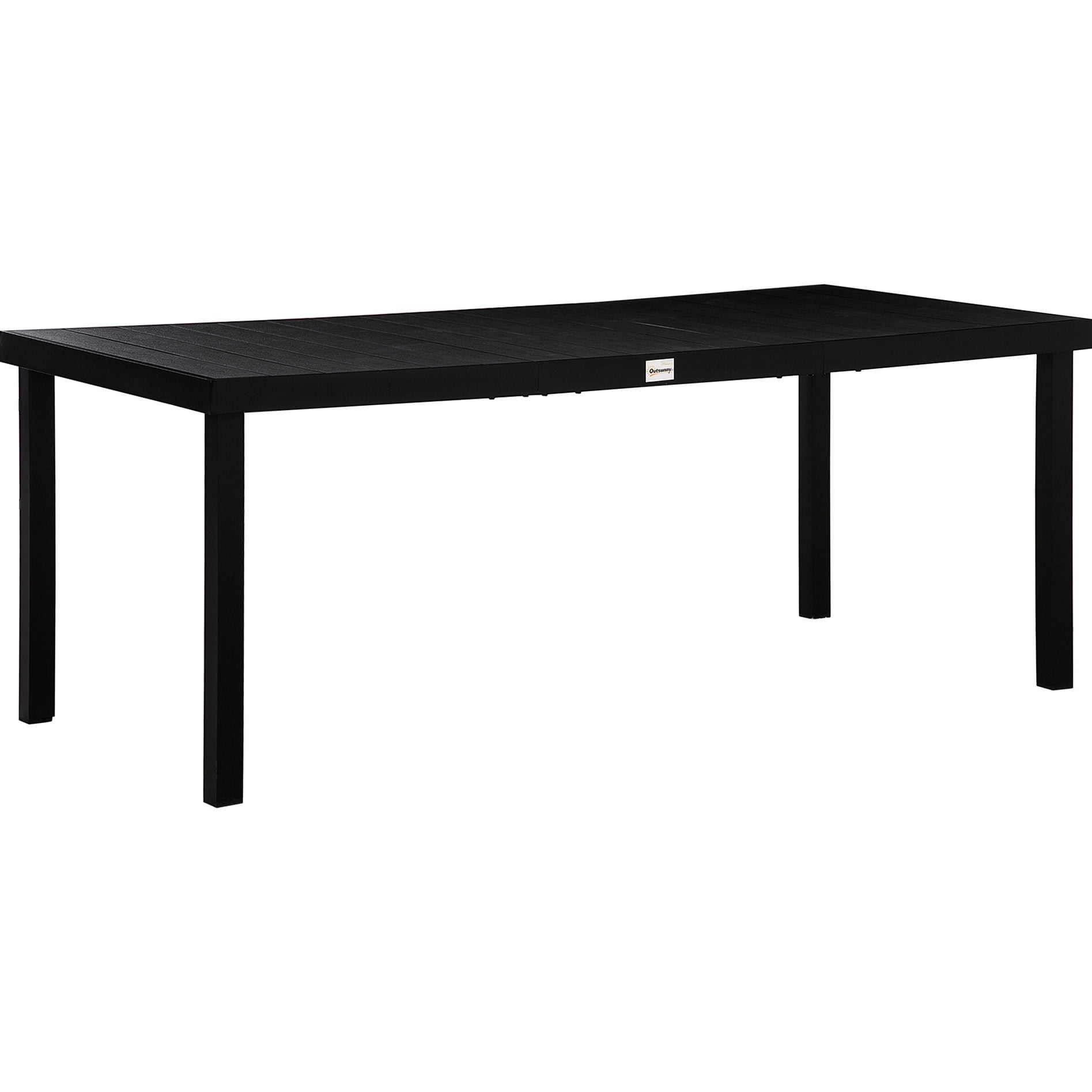74.75" Long Aluminum Frame - Resistant to Water - Outdoor Dining for 8 ...