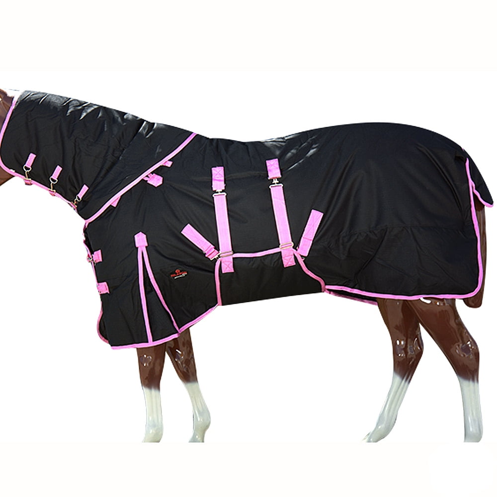 74 In Hilason 1200D Turnout Winter Horse Neck Cover Belly Wrap Sheet ...