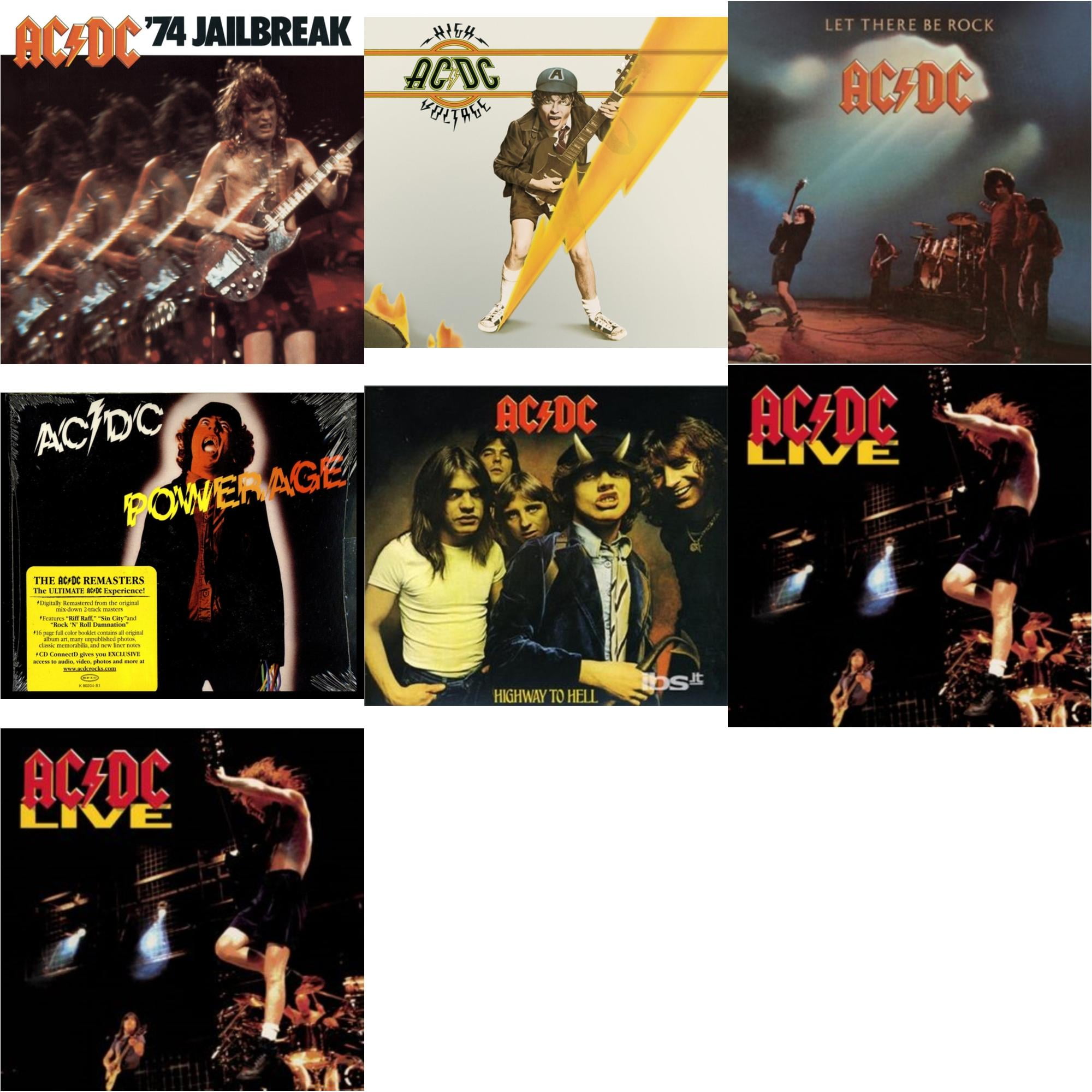 74 Jailbreak & High Voltage & Let There Be Rock & Powerage & Highway To ...