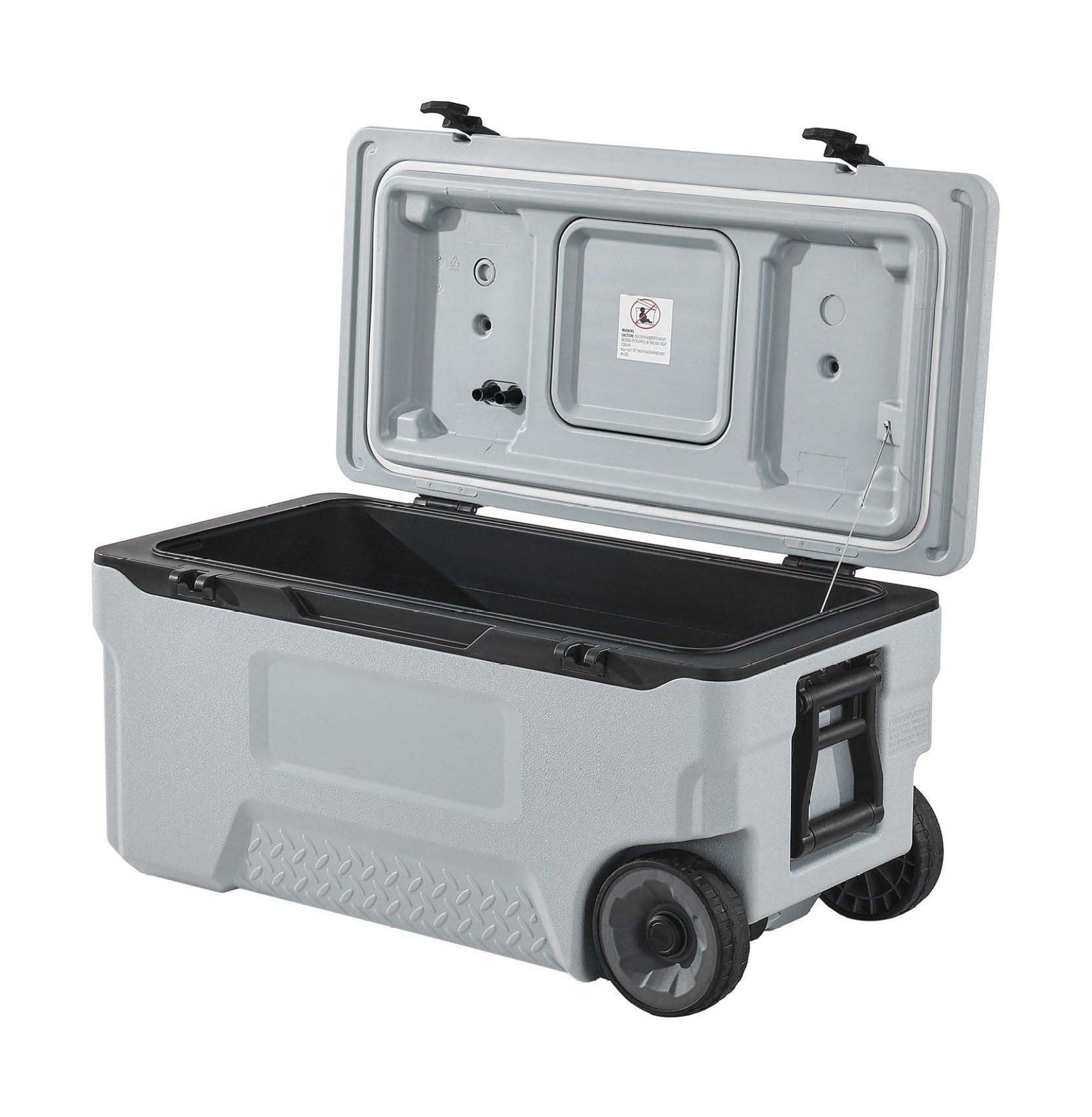 74 QT Portable Cooler, Wheeled Ice Chest 120 Can Capacity - Walmart.com