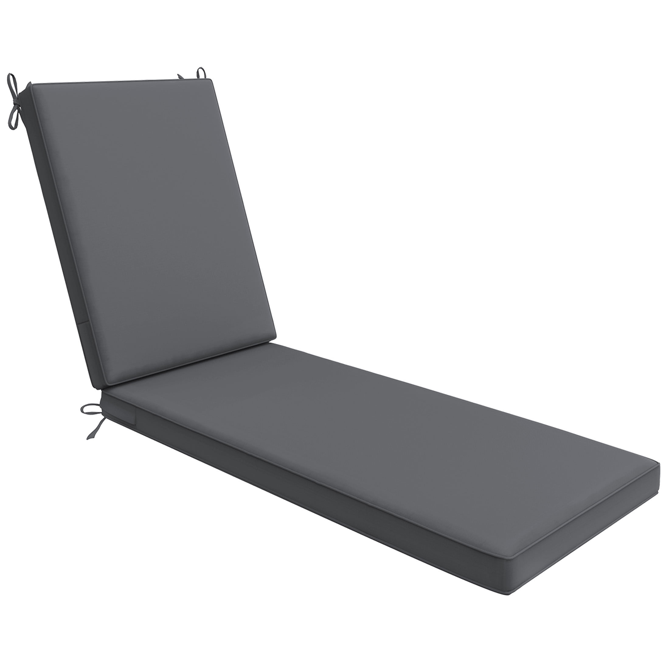 74 x 23 x 3 inch Outdoor Waterproof Chaise Lounge Cushion for Patio ...