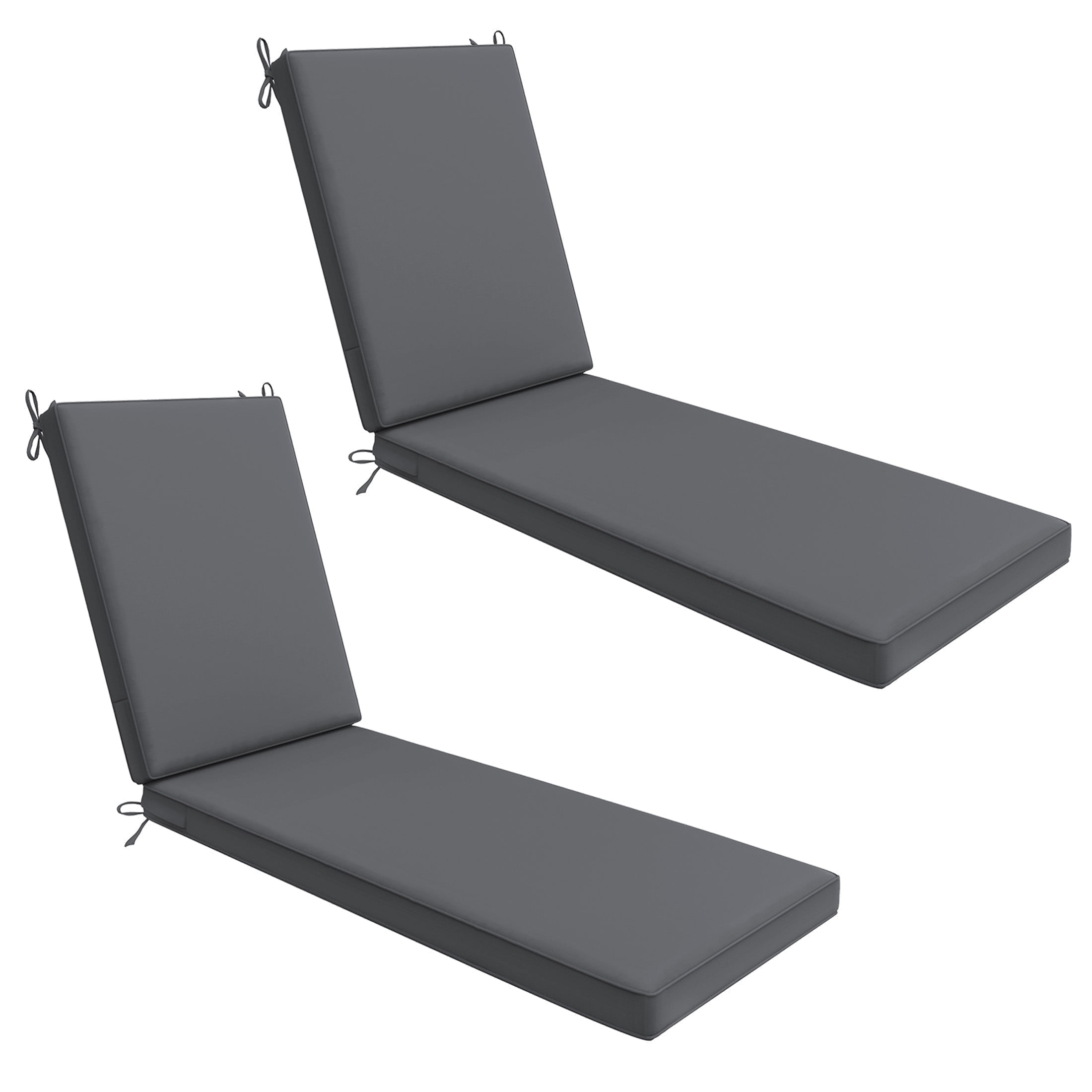 74 X 23 X 3 Waterproof Outdoor Chaise Lounge Cushion For Patio Lounge