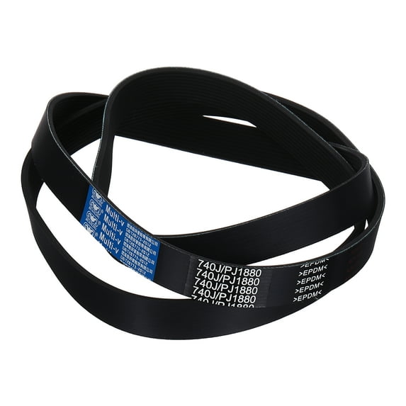 740J10 PJ V-Ribbed Belt 10 Ribs 74" Length x 0.92" Width x 0.14" Height ...