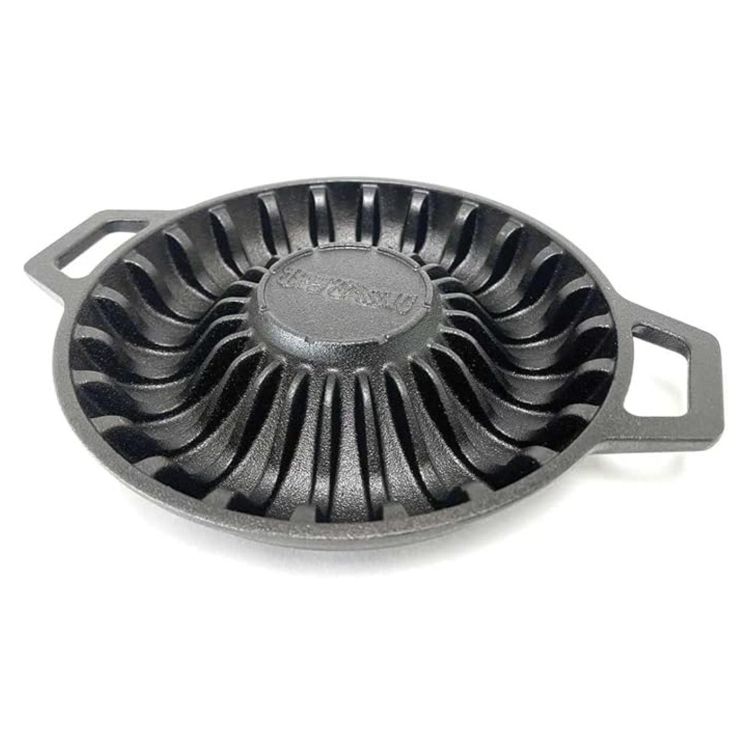 7423 Pre-Seasoned Cast Iron Shrimp Pan for Cooking and Serving Holds 24 ...