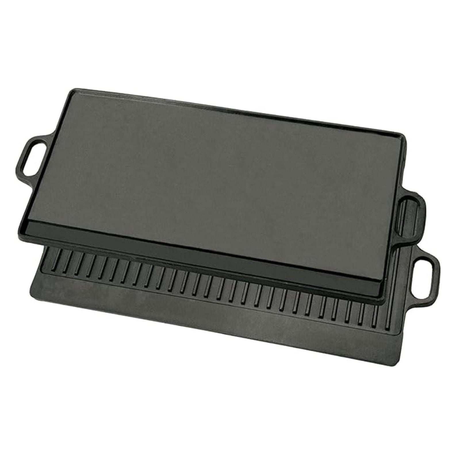 7428 28-in Cast Iron Reversible Rectangular Griddle Features Flat Side ...