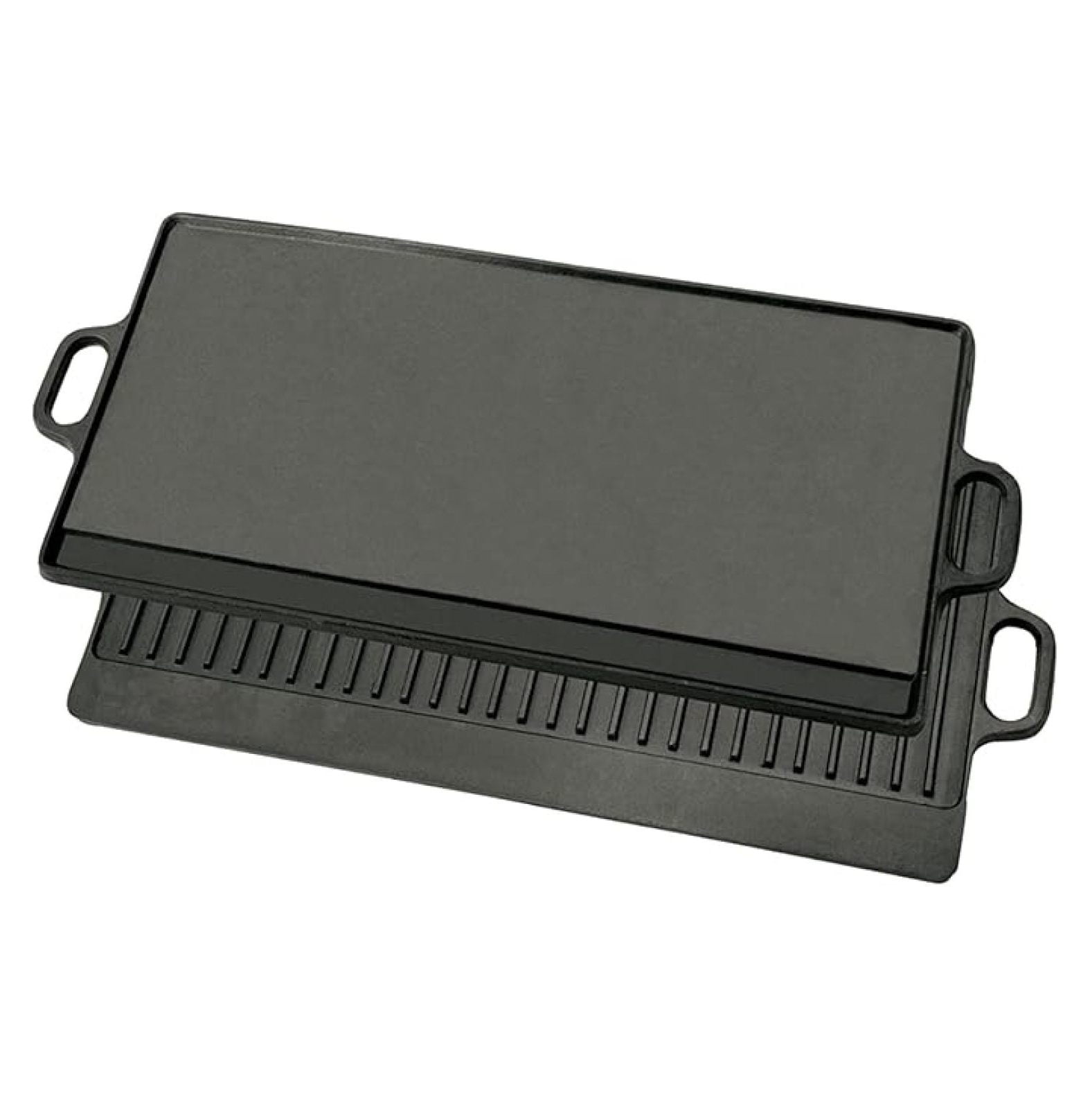 7428 28-in Cast Iron Reversible Rectangular Griddle Features Flat Side ...