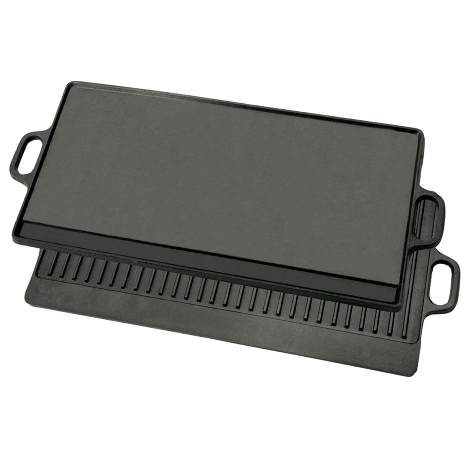 7428 28-in Cast Iron Reversible Rectangular Griddle Features Flat Side ...