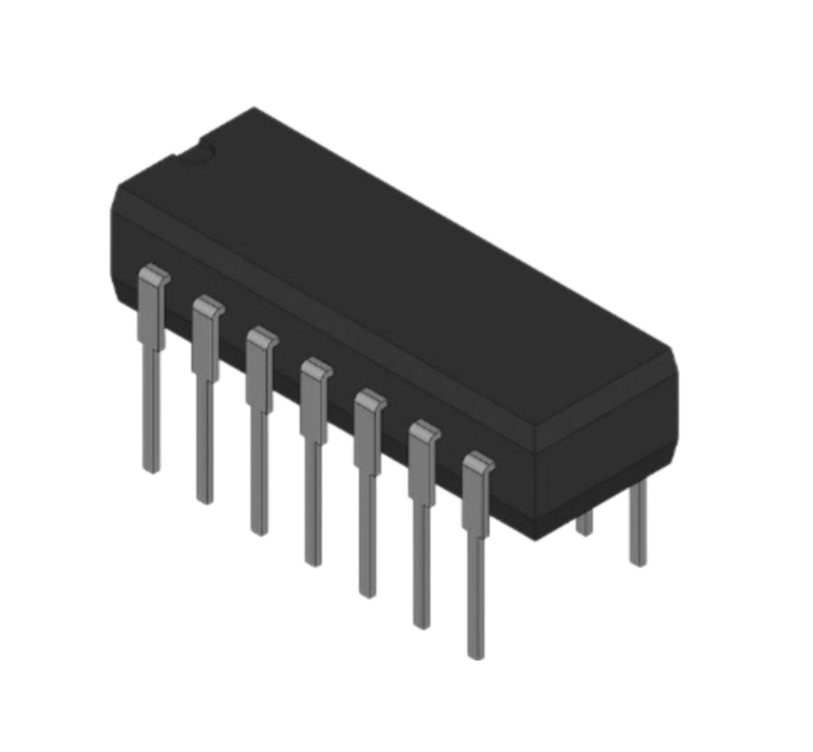 7438PC NAND Gate IC 4 Channel Open Collector 14-PDIP - Walmart.com