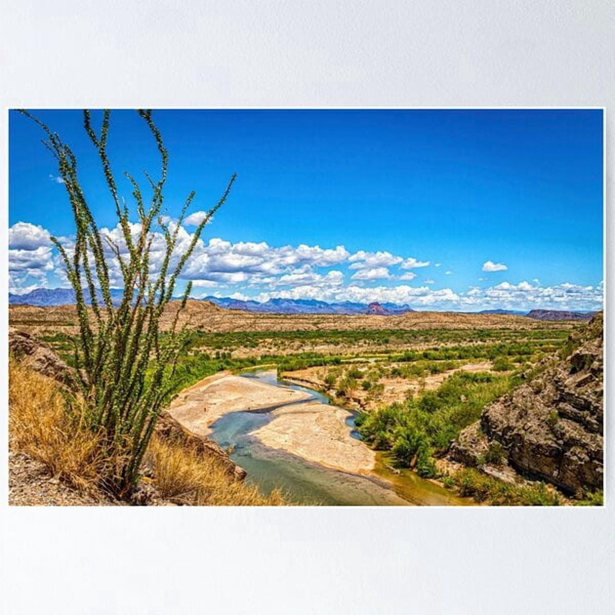 74421 Rio Grande At Big Bend Poster, Poster Home Decor, Poster Only ...