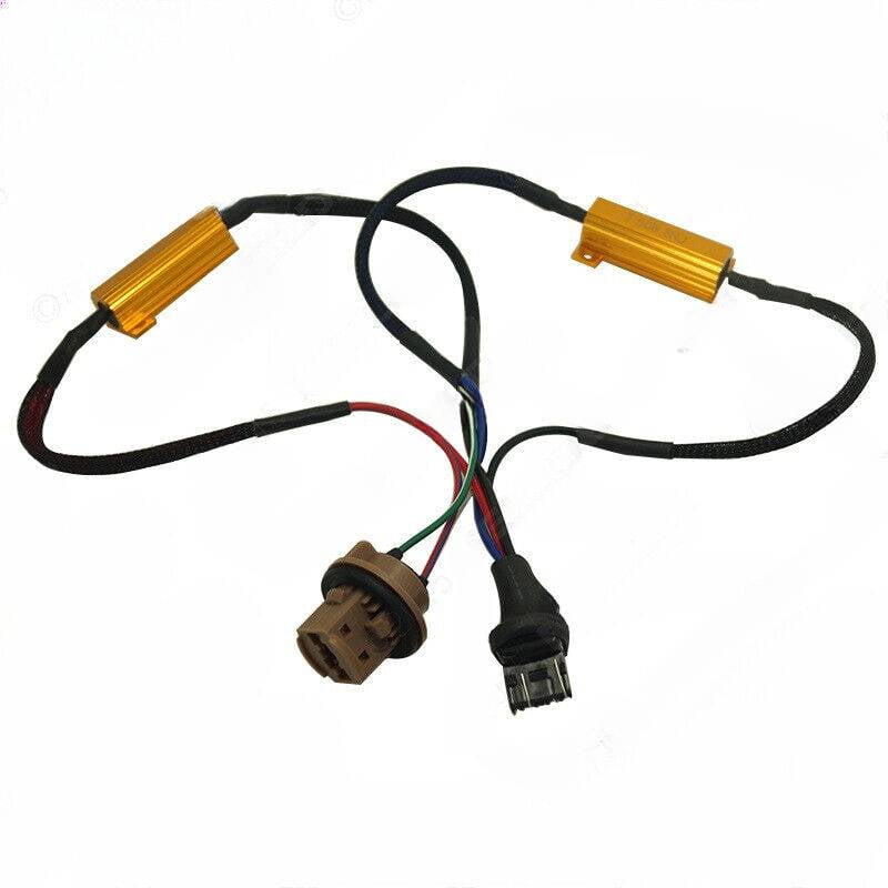 7443/7444 LED decoding resistor wire car LED fault eliminator LED light ...