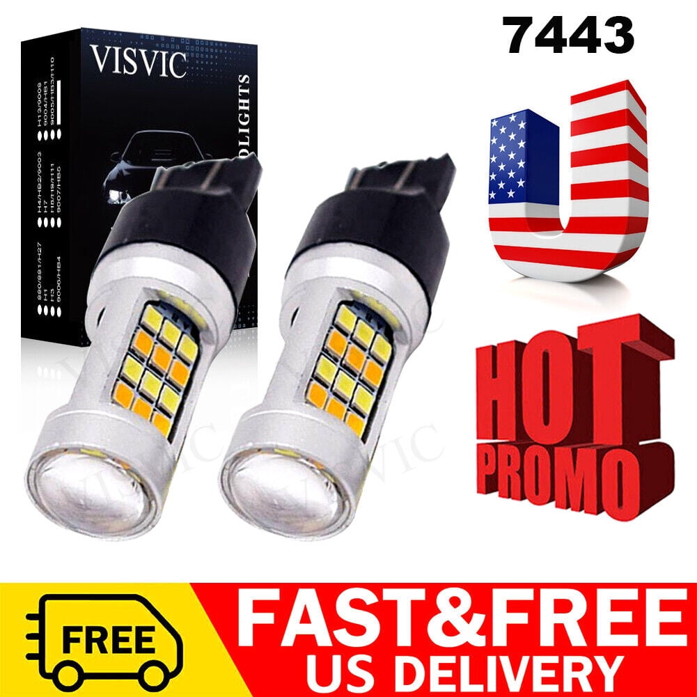 7444 7443 LED Front Turn Signal Light Bulb for Ford F-150 15-2018 No ...