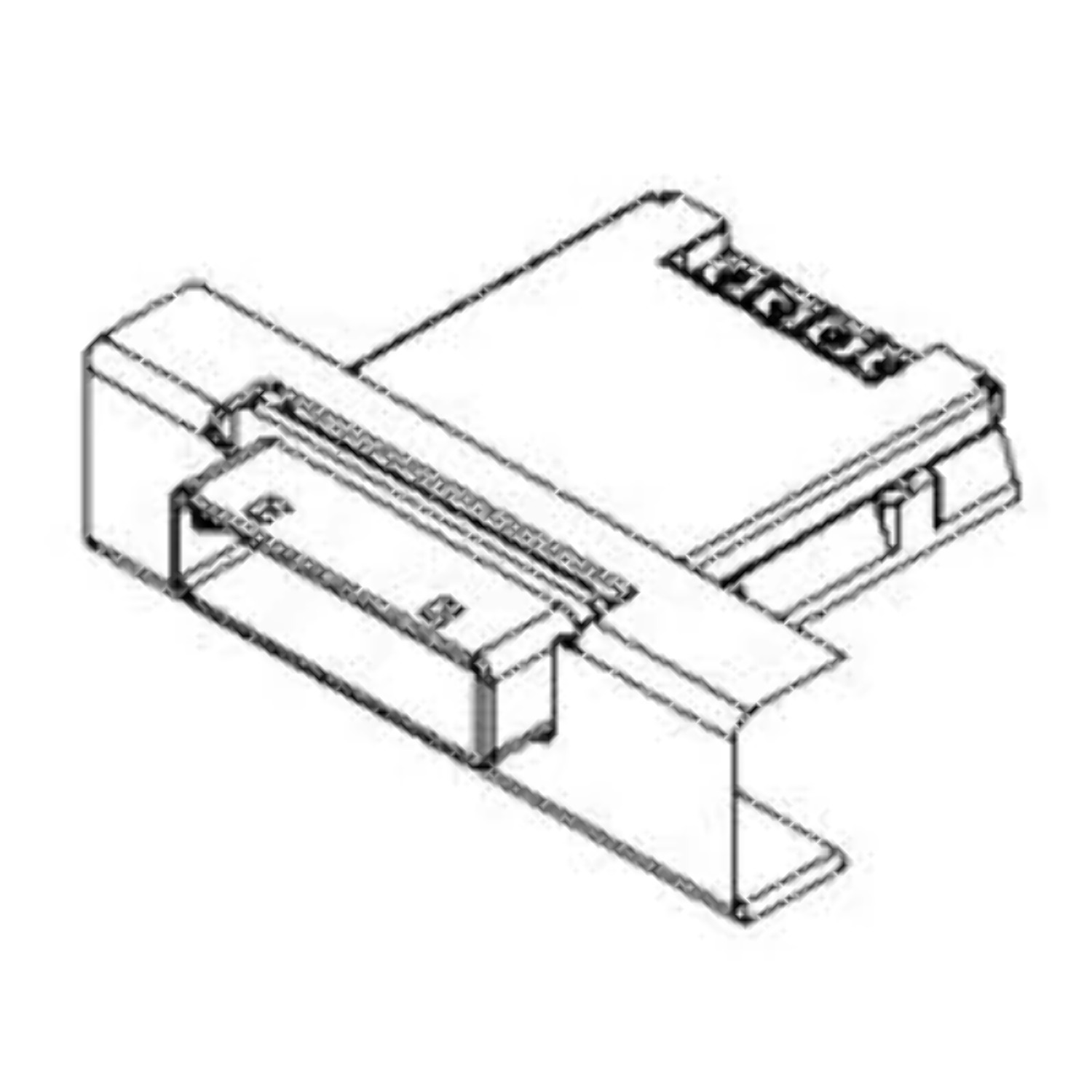 74540-0201 Connector EMI Guide Housing For iPass Series :RoHS - Walmart.com