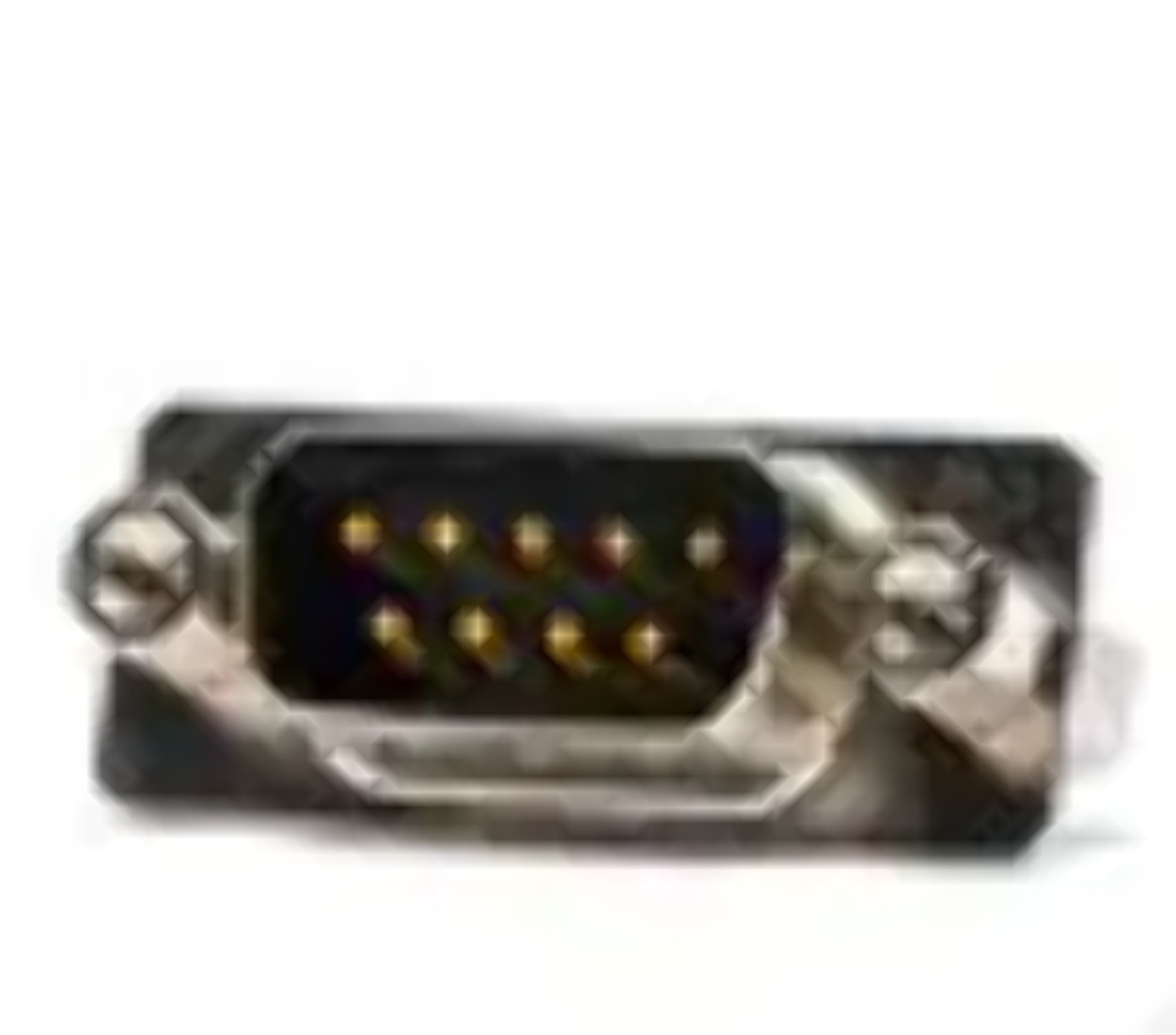 745410-2 Connector D-Subminiature 9 Position Vertical - Walmart.com