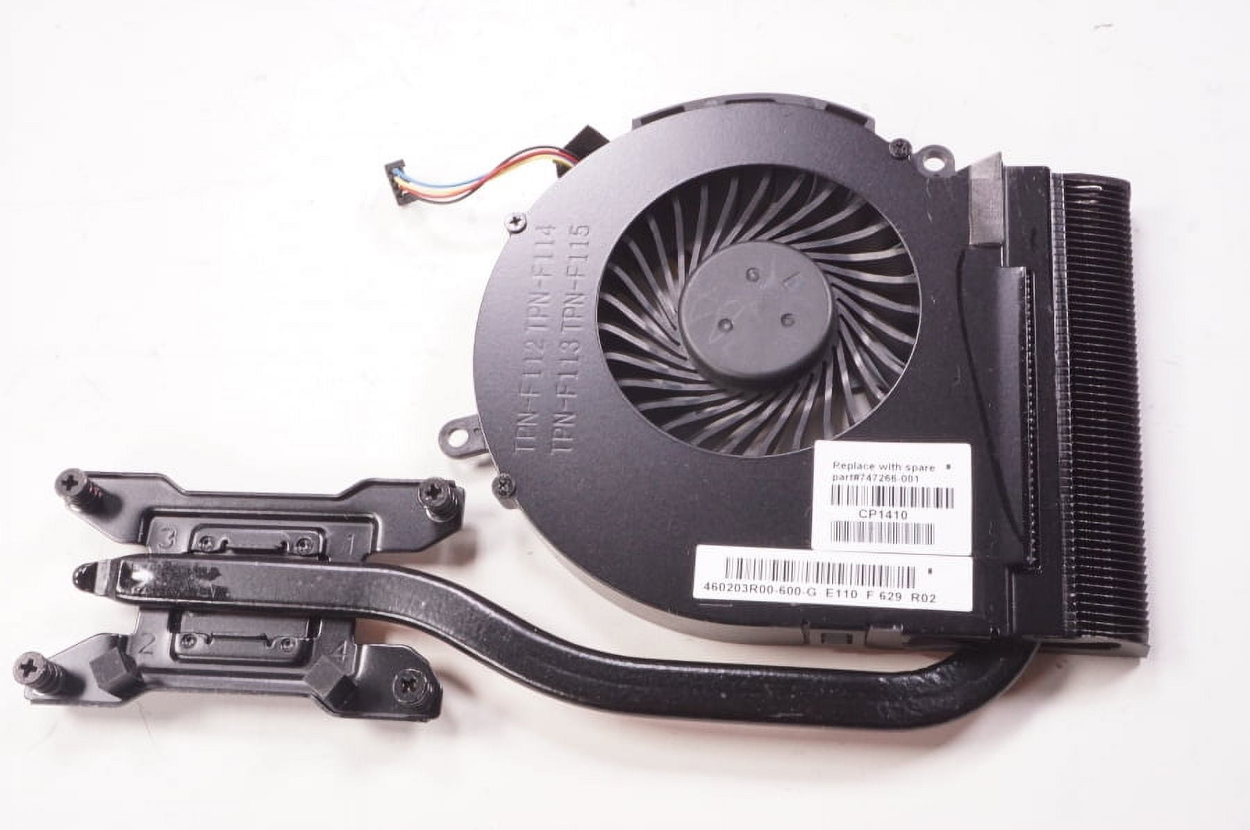 747266-001 Hp Fan & Heatsink Thermal Module 14-D003LA Envy 15-d020dx ...